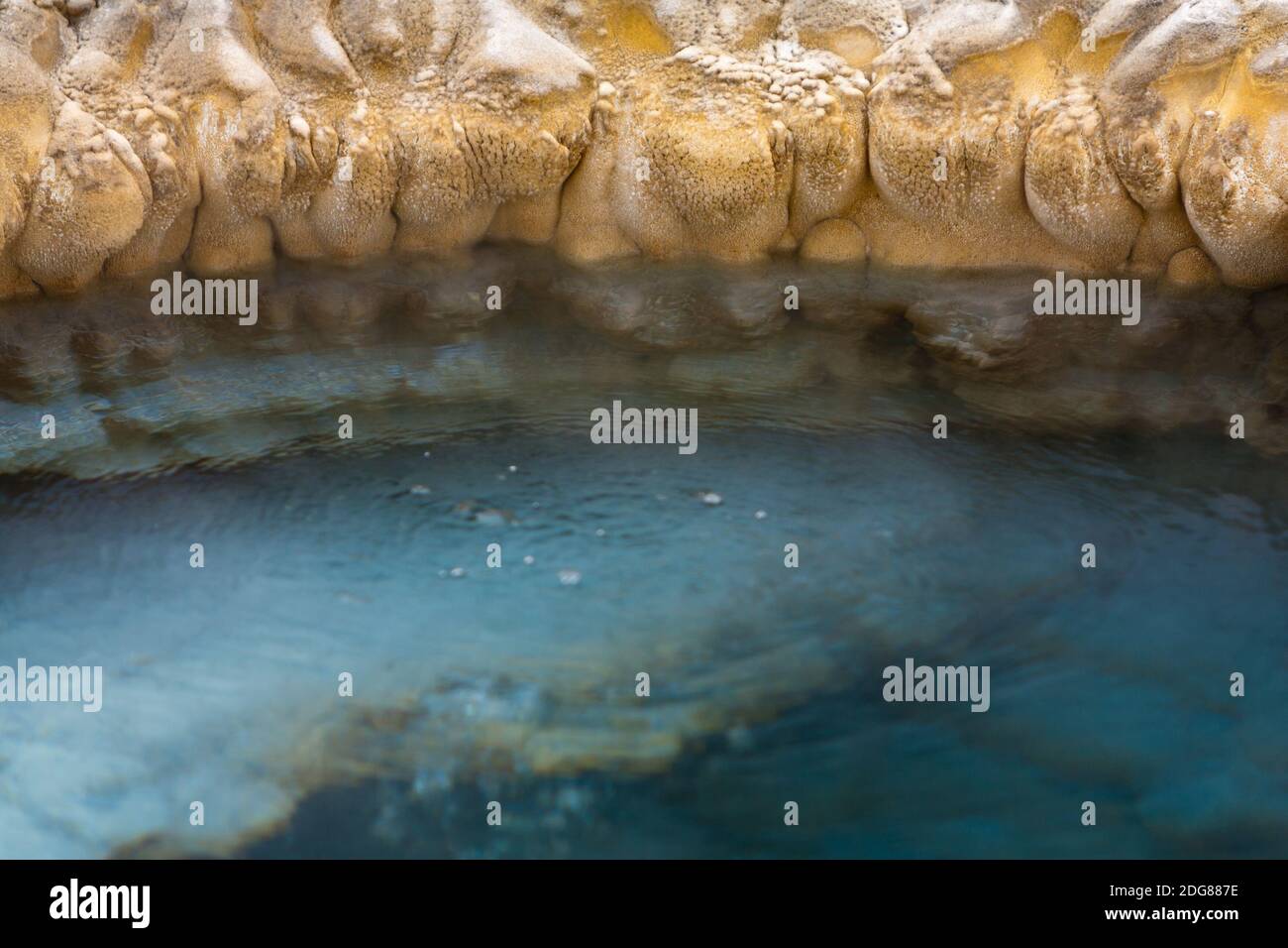 Beach Spring is a deep pool of clear water boiling one moment then ...