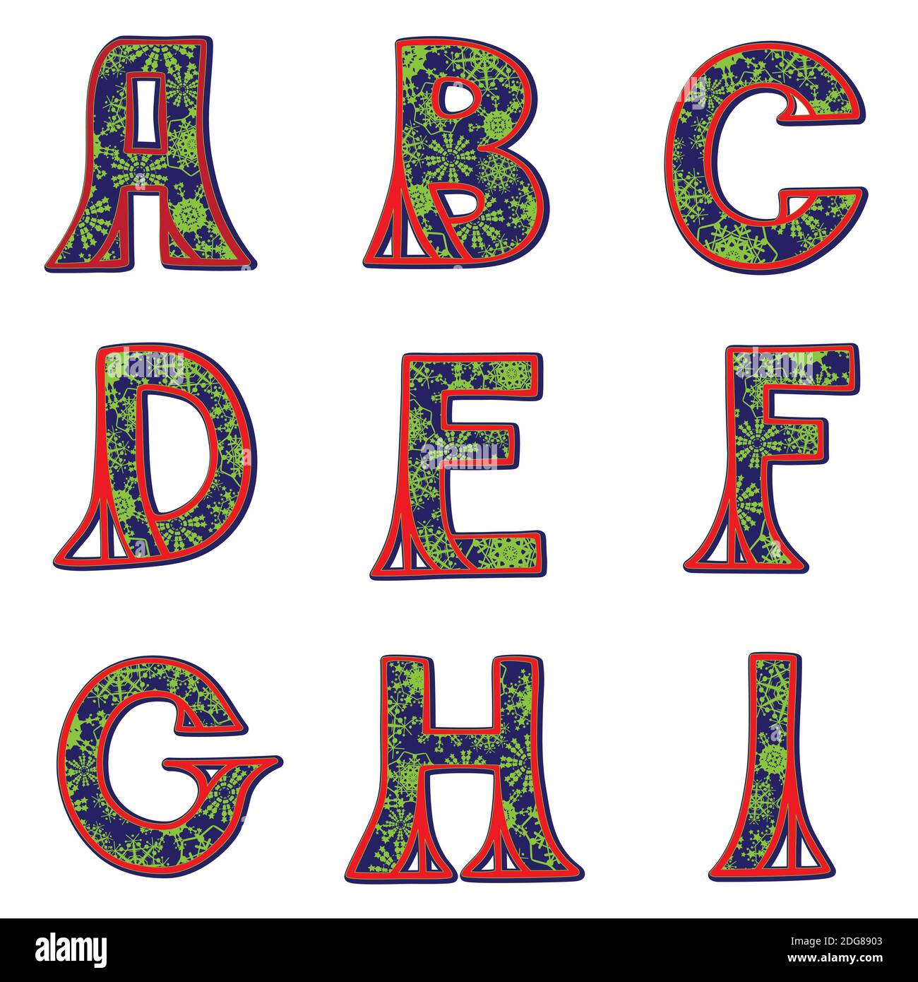 Big red letters Cut Out Stock Images & Pictures - Alamy