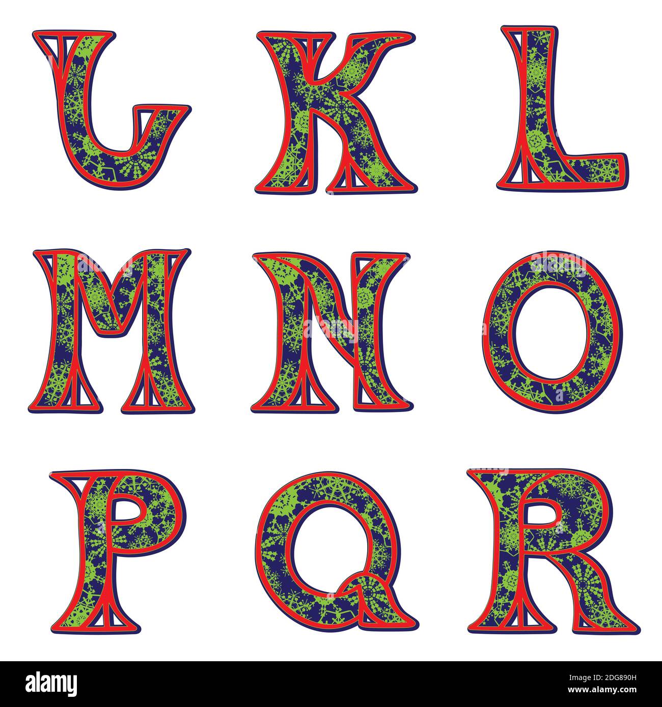 Big red letters Cut Out Stock Images & Pictures - Alamy