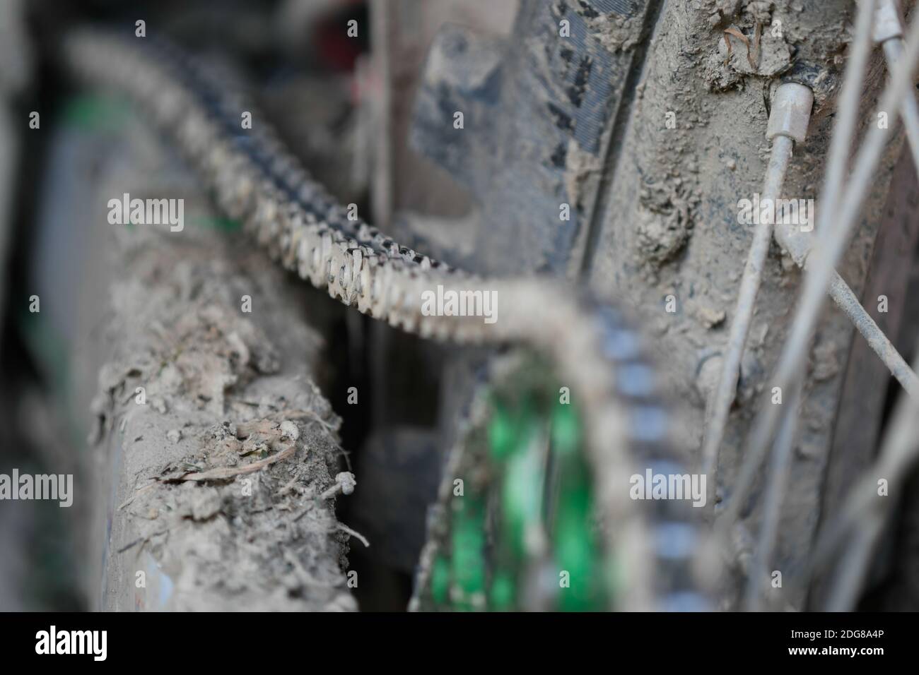 Chain of a cross bike Stock Photo - Alamy