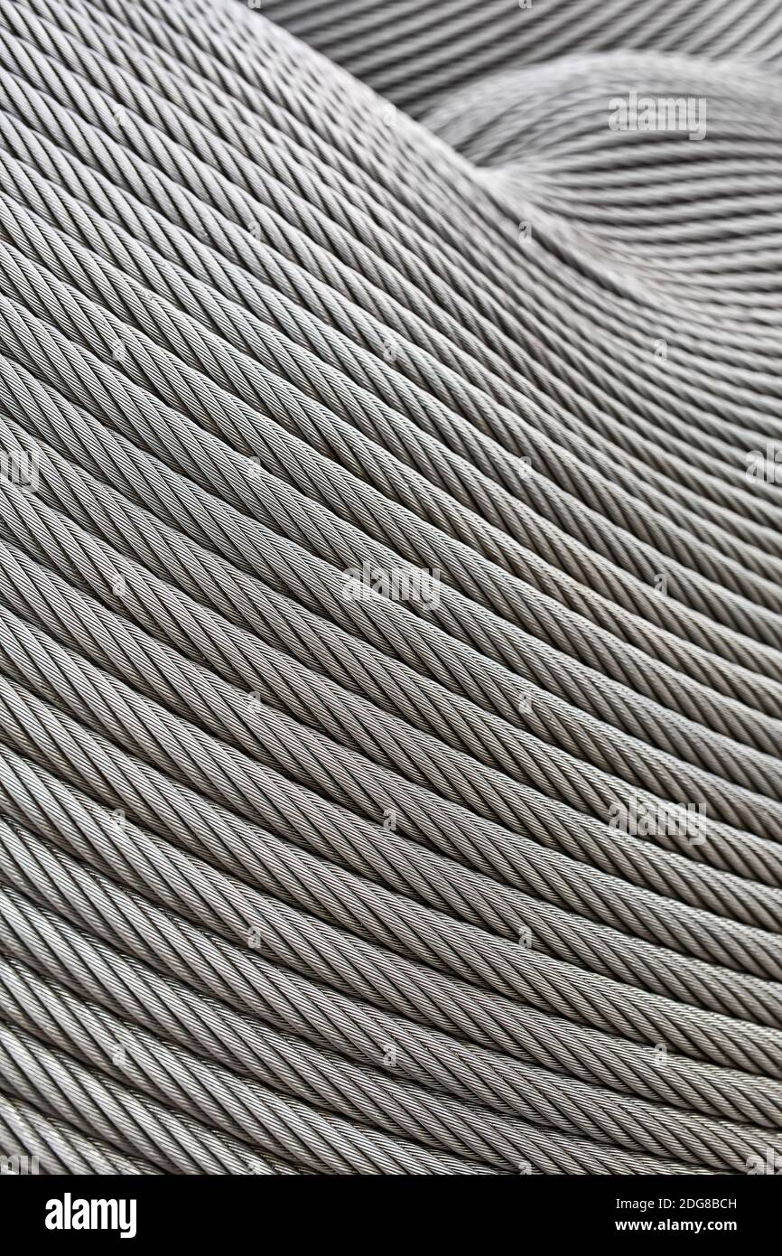 Steel wicker ropes Stock Photo - Alamy