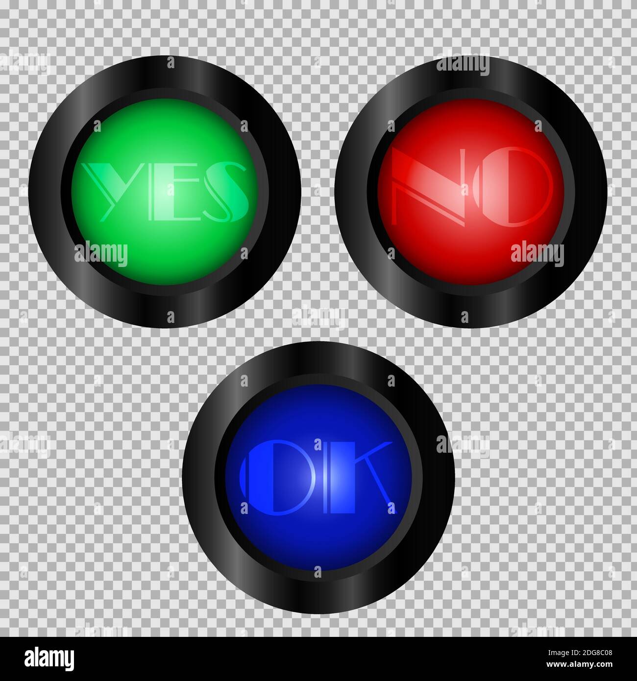 Yes no button hi-res stock photography and images - Alamy