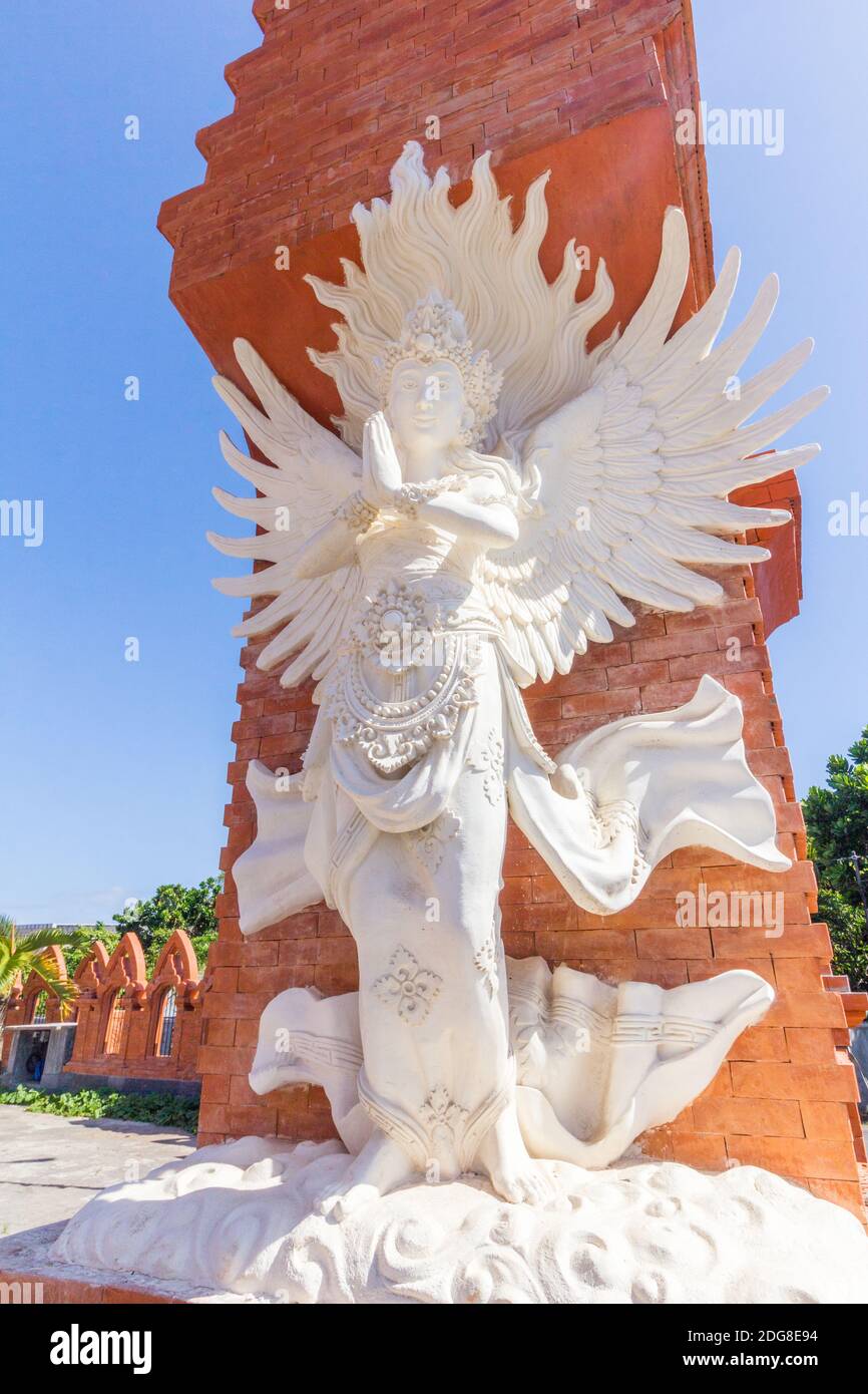 Detail of the angel at the Gereja Katolik Roh Kudus Katedral or the ...