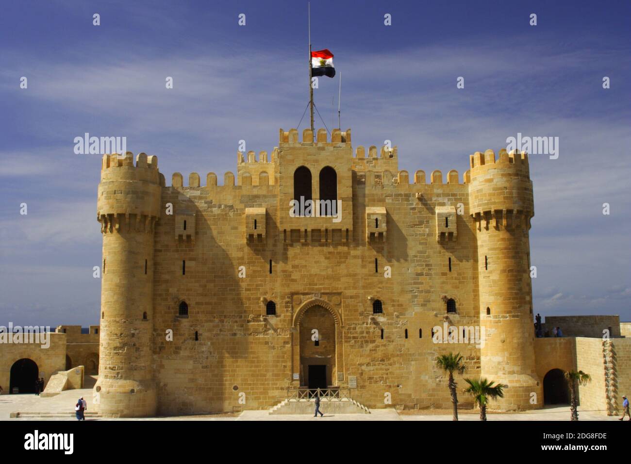 The 15th century Citadel of Qaitbay, Fort of Qaitbay, Alexandria, Egypt ...