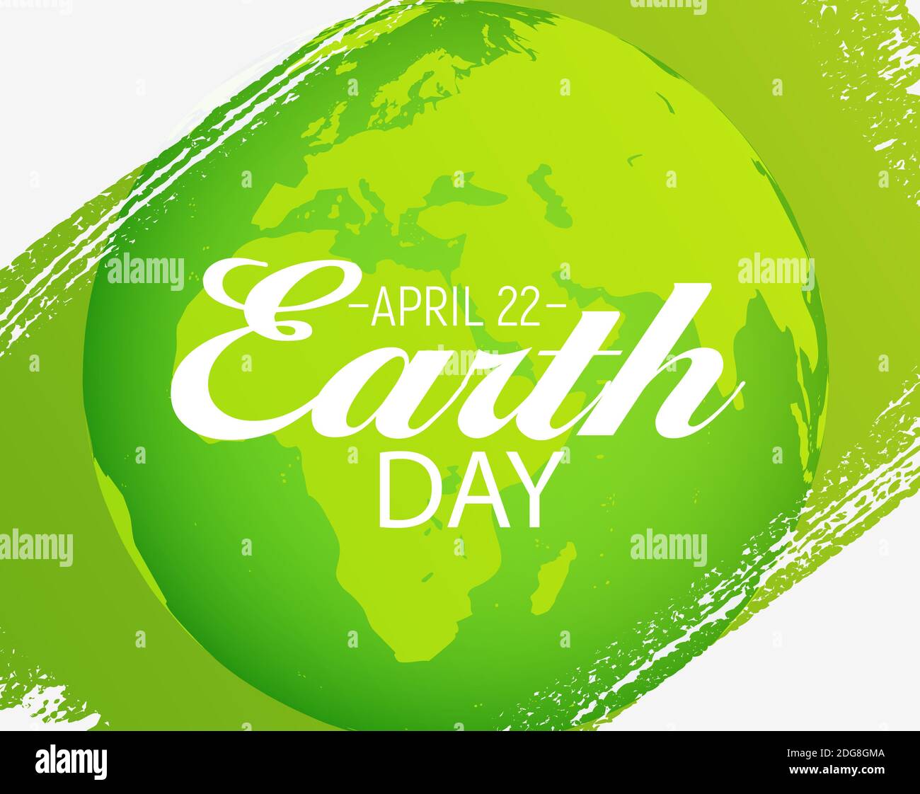 April 22, Earth Day Background Illustration Stock Photo - Alamy