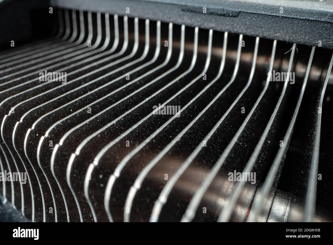 Lattice of computer cooling system macro photo Stock Photo - Alamy