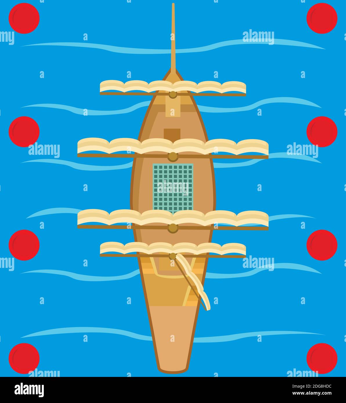 Sailing vessel icon. Isometric illustration of sailing vessel vector ...