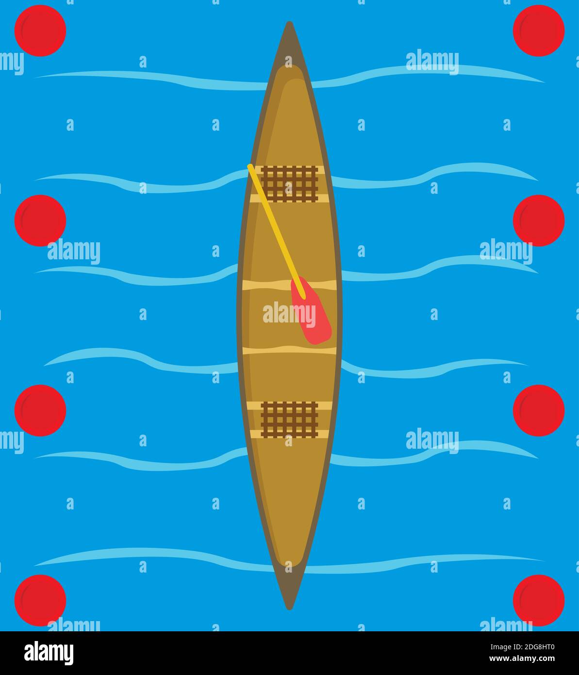Canoe icon. Isometric illustration of canoe vector icon for web Stock ...