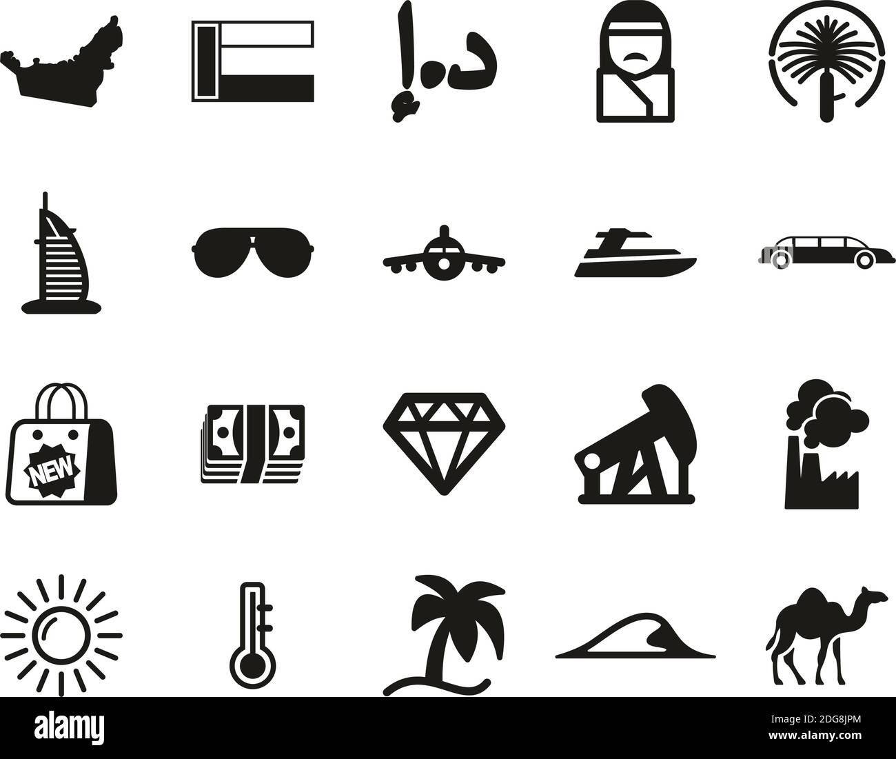 Oil rich country Stock Vector Images - Alamy