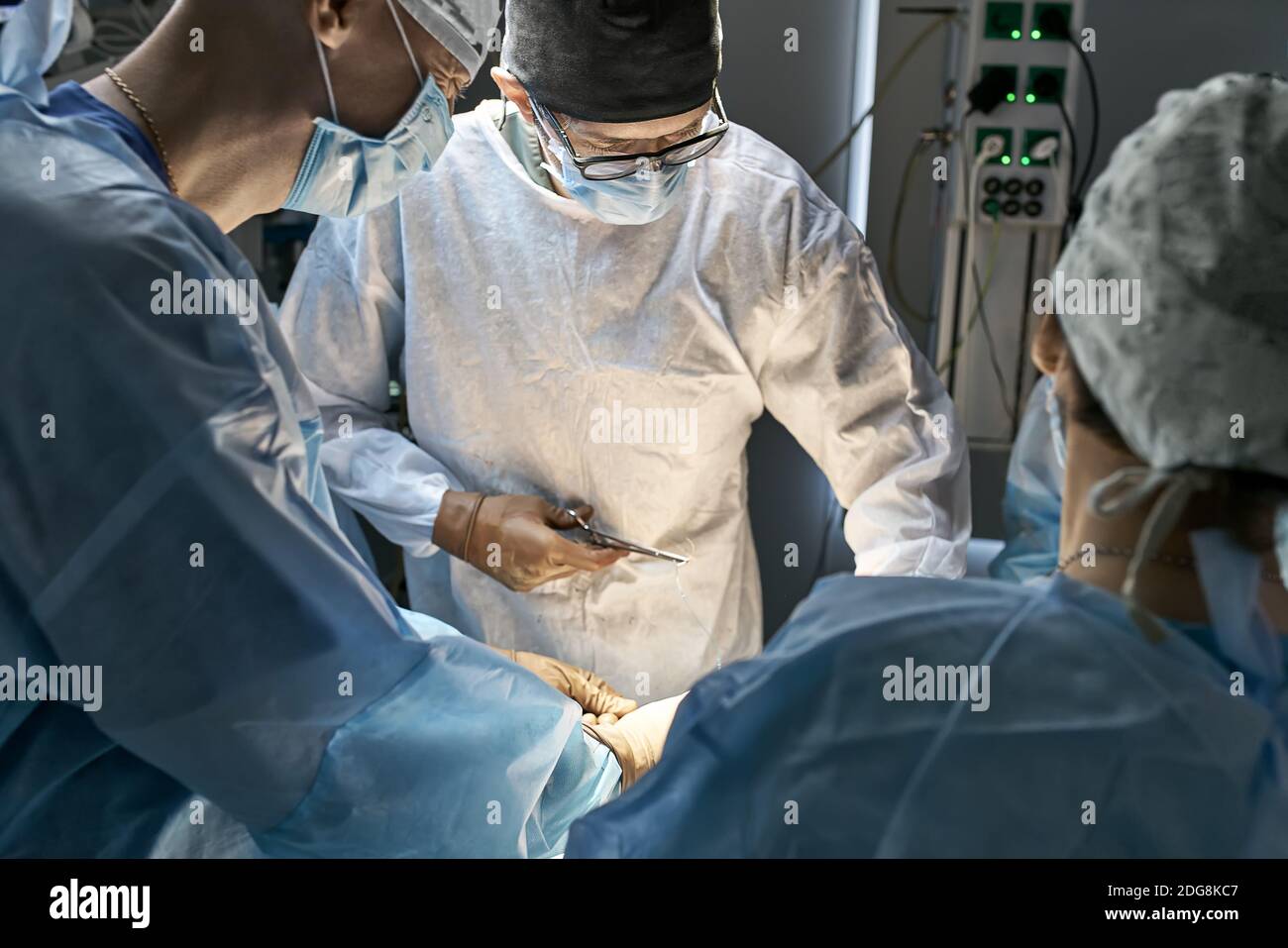 Laparoscopy operation process Stock Photo - Alamy