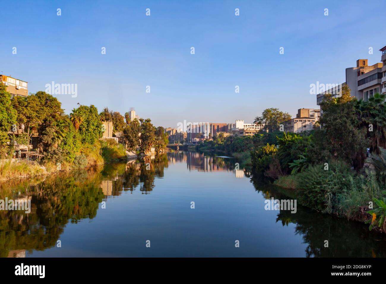 Center of Cairo on Nile river, Egypt Stock Photo - Alamy