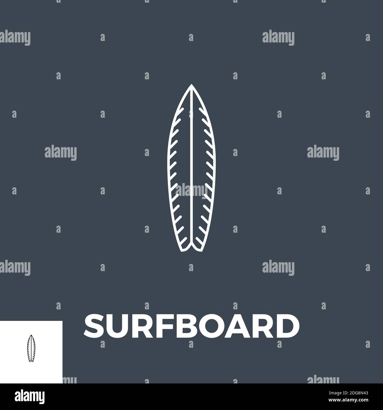 Surfboard Icon Vector Stock Vector Image & Art - Alamy