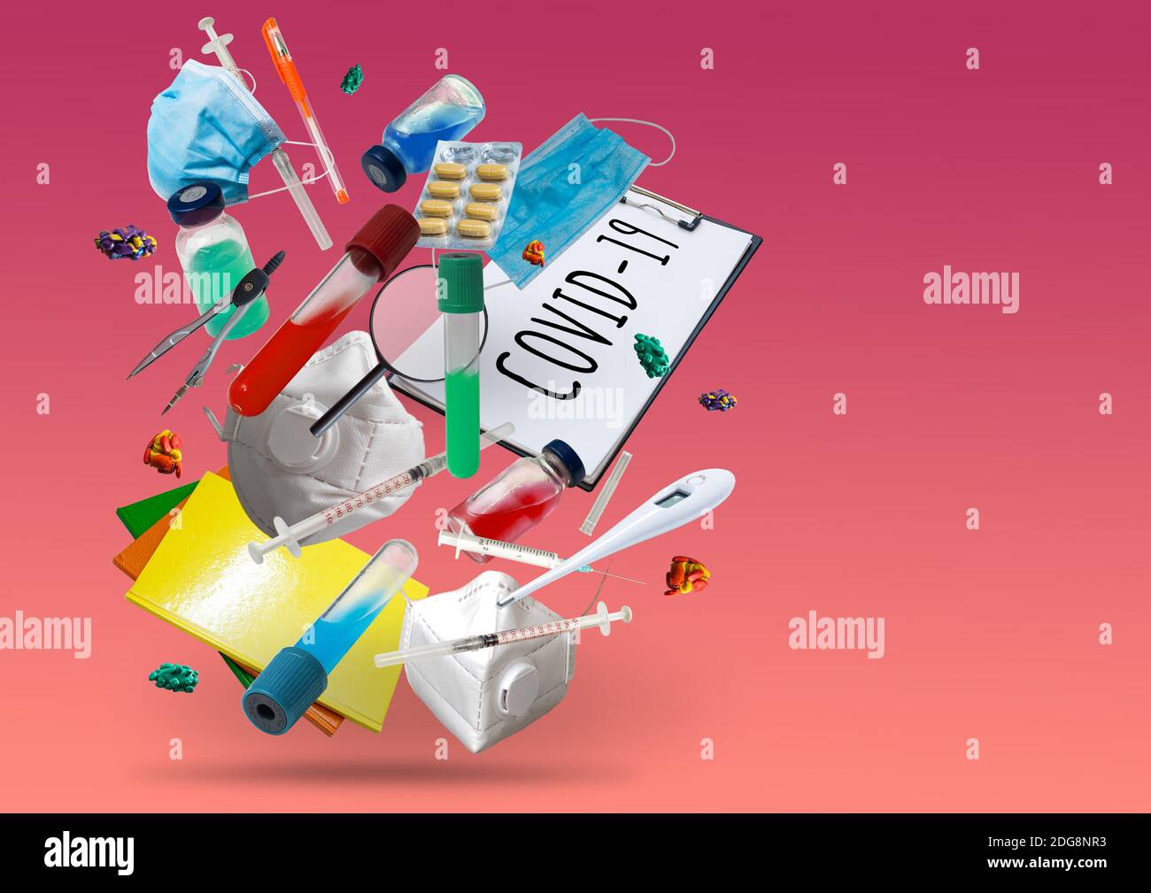 Test Tube With Blue Liquid fly lab Stock Photo - Alamy