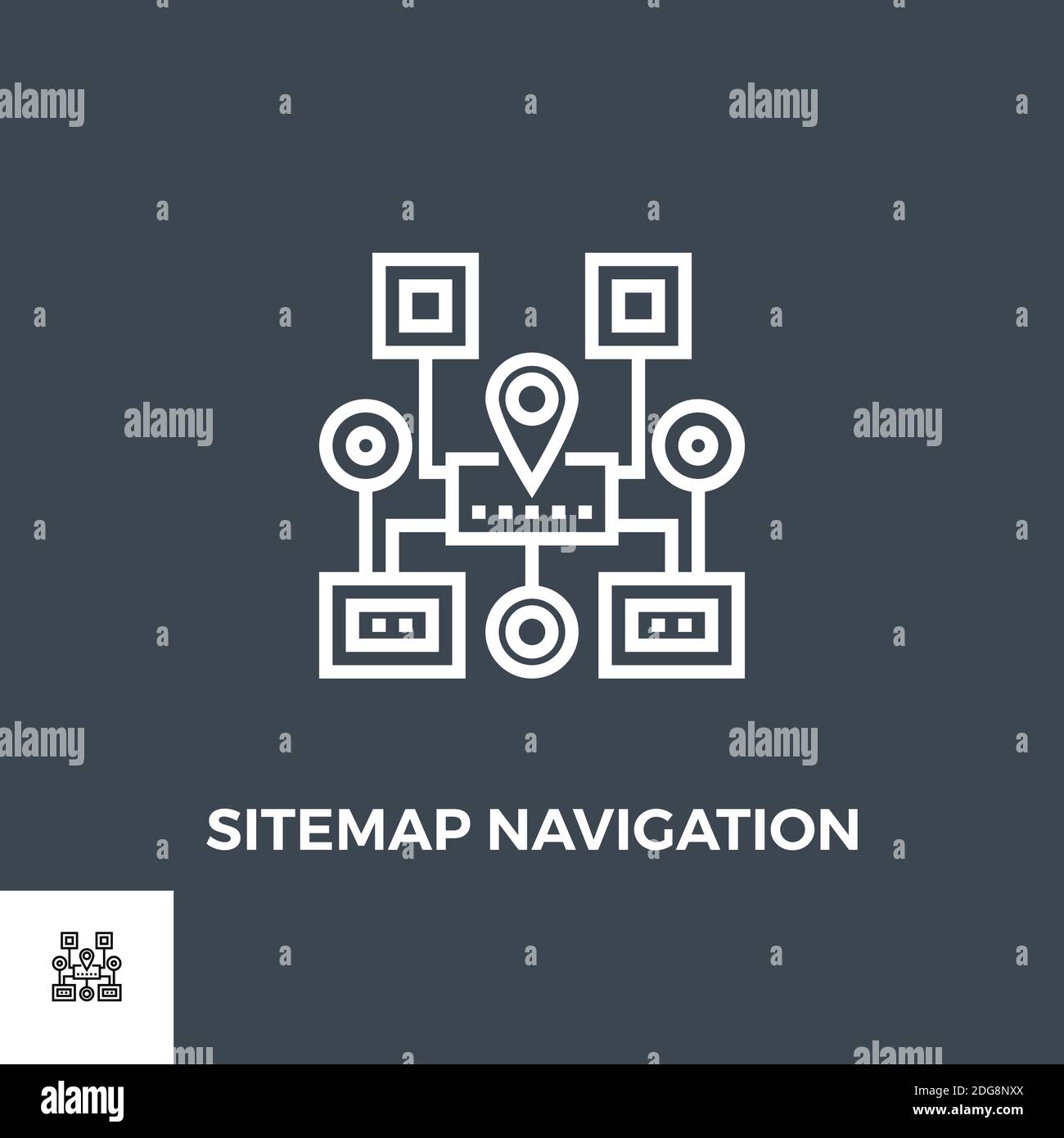 Sitemap diagram Stock Vector Images - Alamy