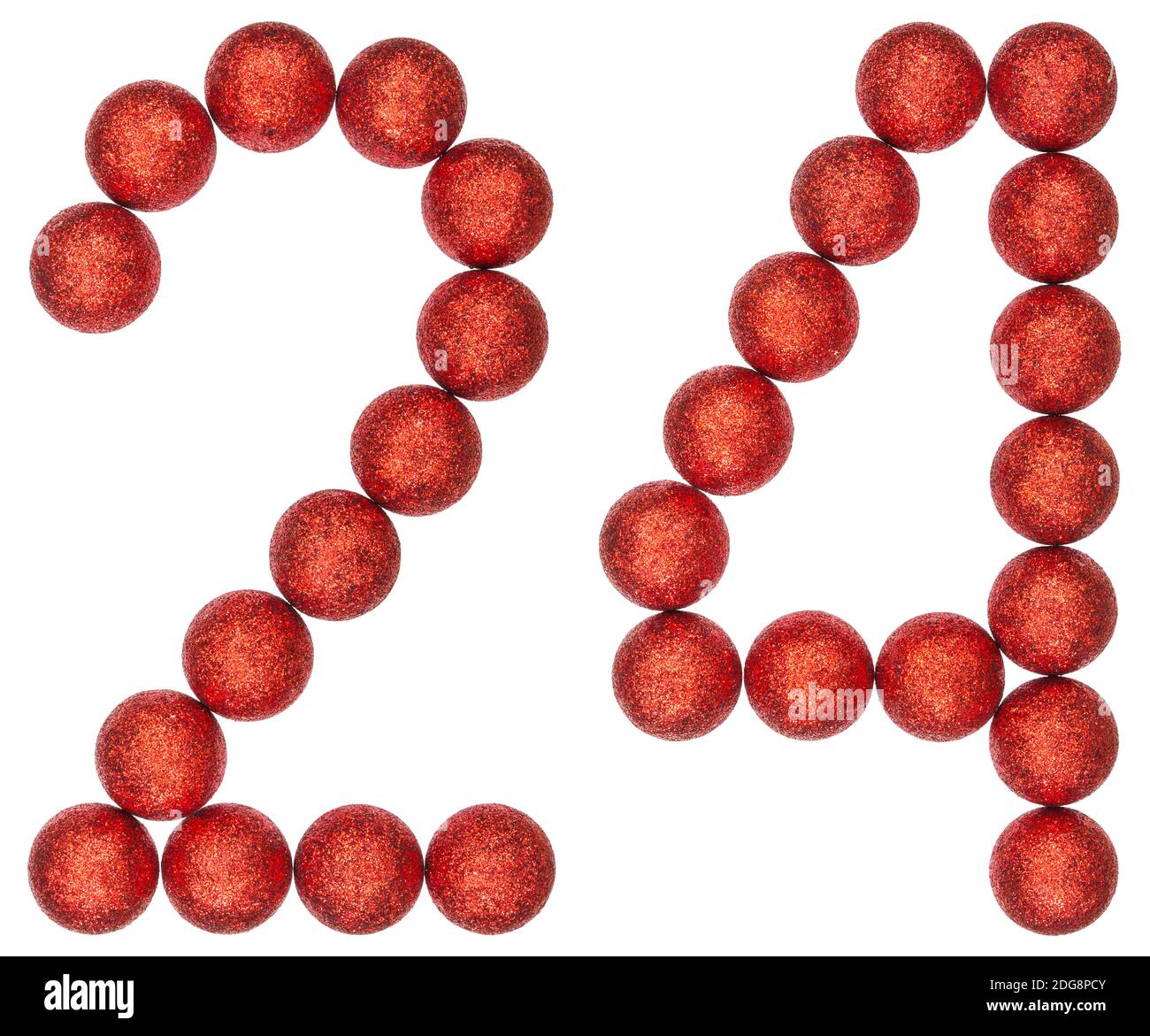Numeral 24 twenty four isolated hi-res stock photography and images - Alamy