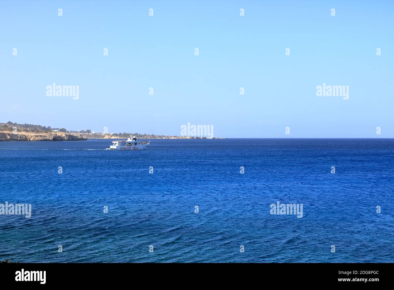 Cape Greco and the blue lagoon near agia napa in Cyprus Stock Photo - Alamy