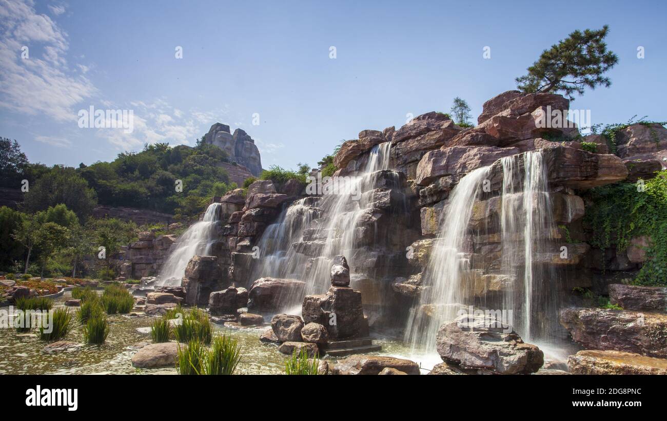 Henan zhengzhou relief yan emperor square Stock Photo - Alamy
