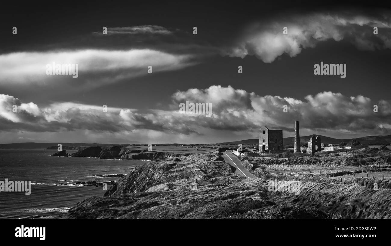 Copper Coast of Waterford, Ireland. Site protected by Unesco- Old ...