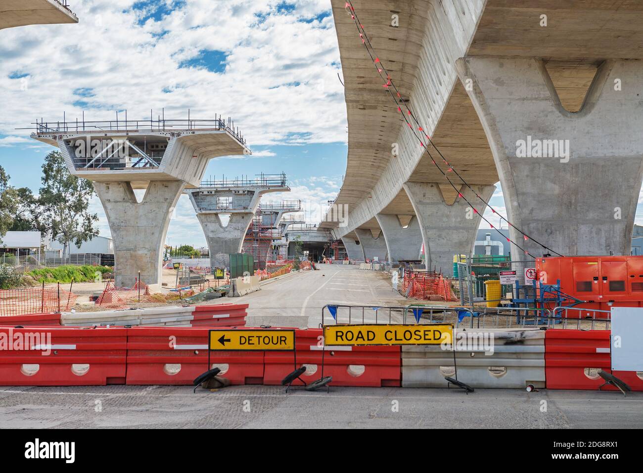 Road under construction Stock Photo - Alamy