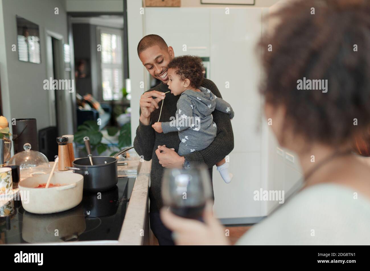 Indian dad cook hi-res stock photography and images - Alamy
