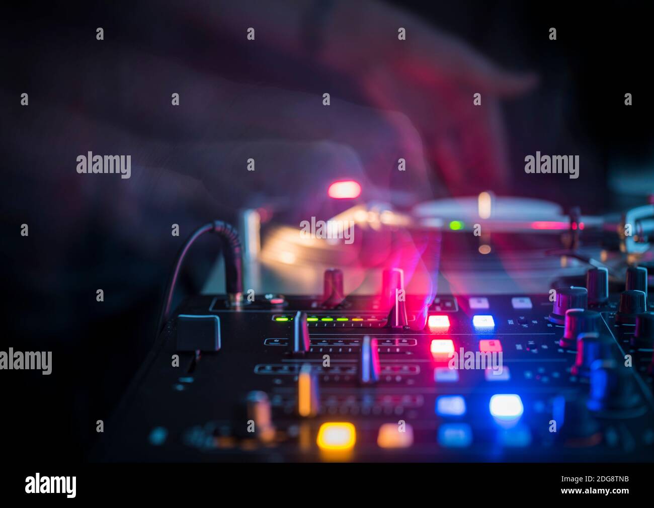 DJ @ Work Stock Photo - Alamy
