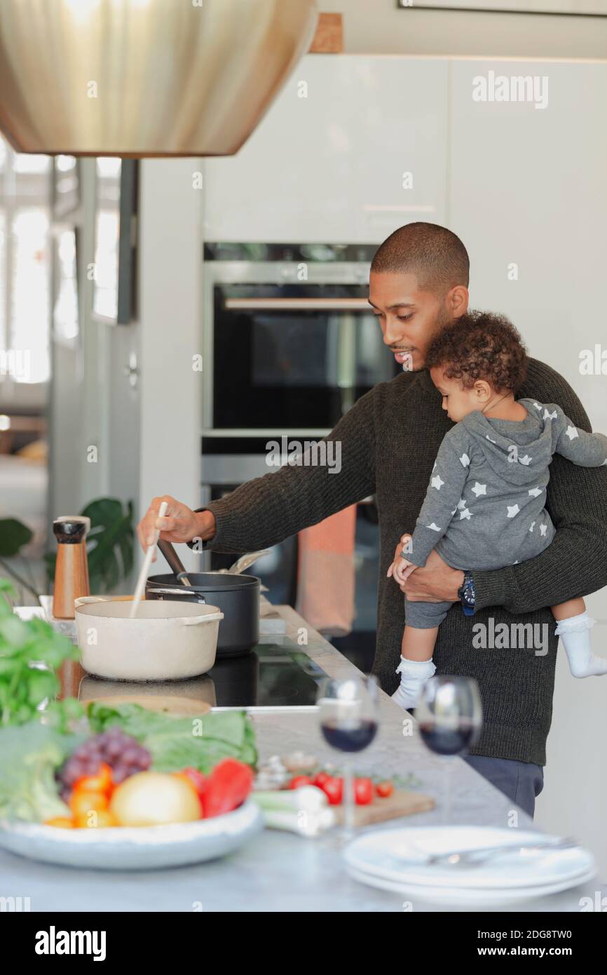 Indian dad cook hi-res stock photography and images - Alamy