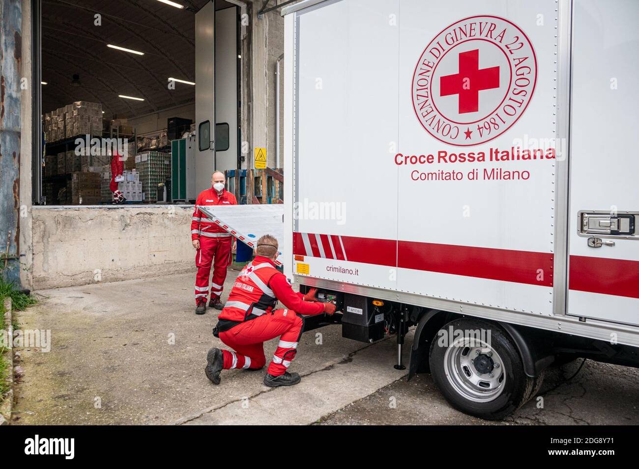 Milan, Italy. 08th Dec, 2020. Milan - Logistics Center of the Italian ...