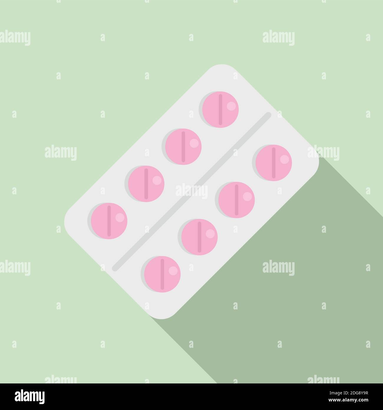 Chicken pox pills icon, flat style Stock Vector Image & Art - Alamy