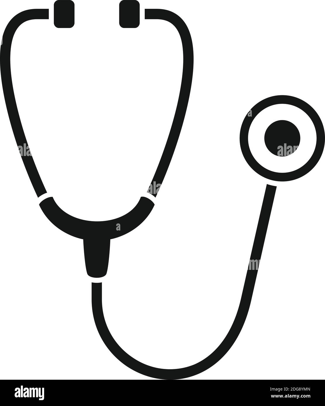 Medical stethoscope icon, simple style Stock Vector Image & Art - Alamy
