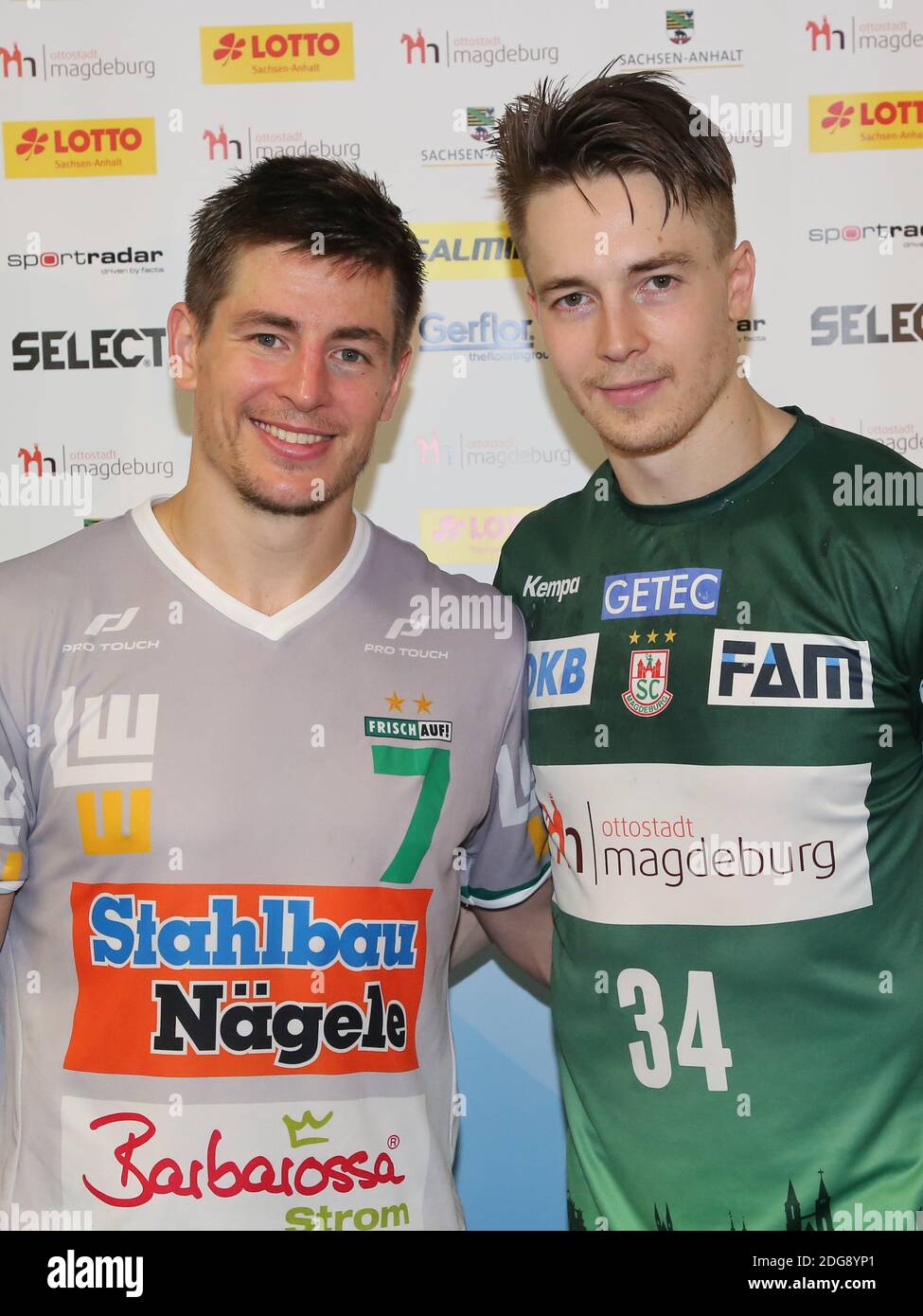 Alan Damgaard (Frisch Auf GÃ¶ppingen) and Michael Damgaard (SC ...