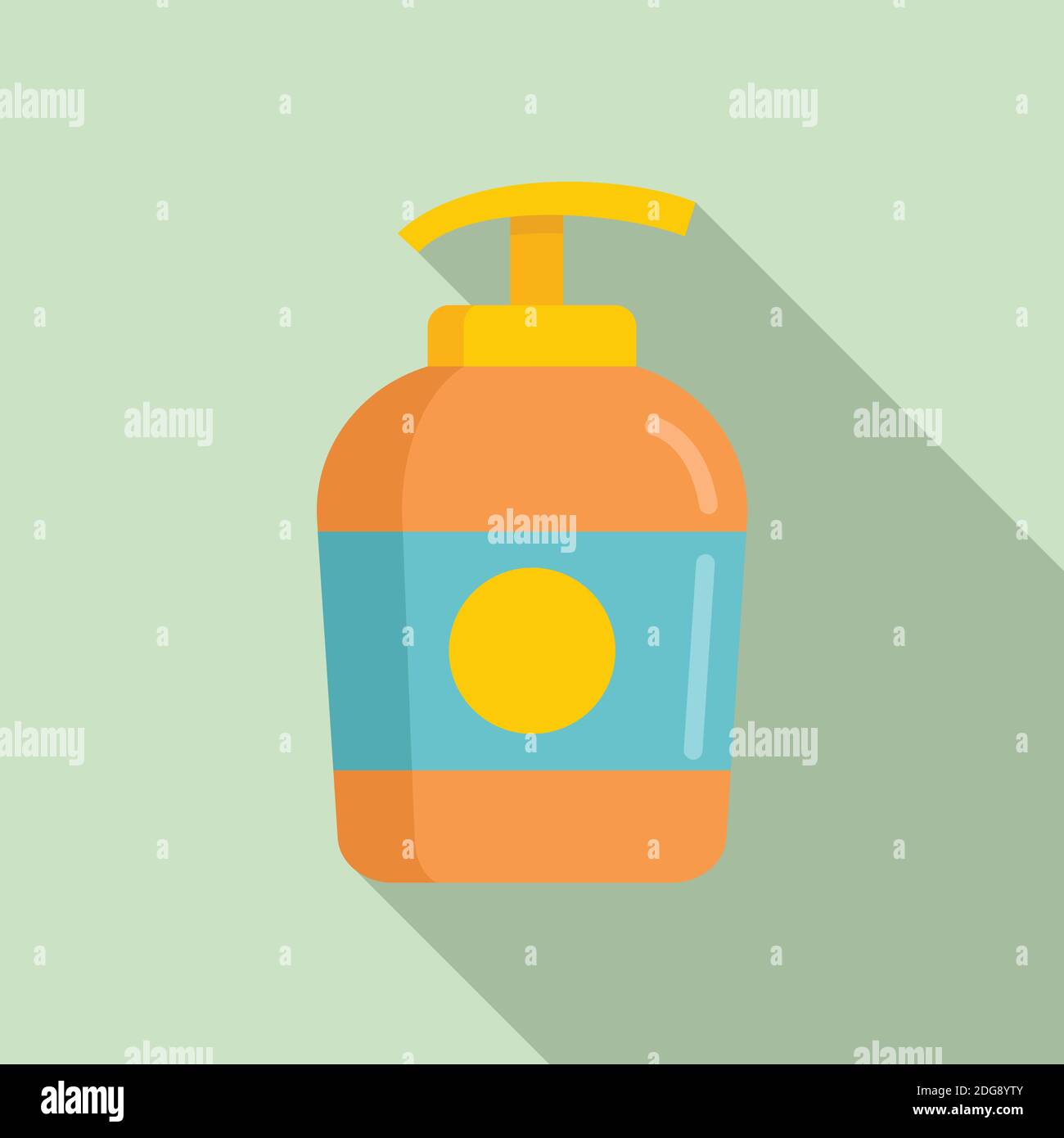 Soap dispenser line style Stock Vector Images - Alamy
