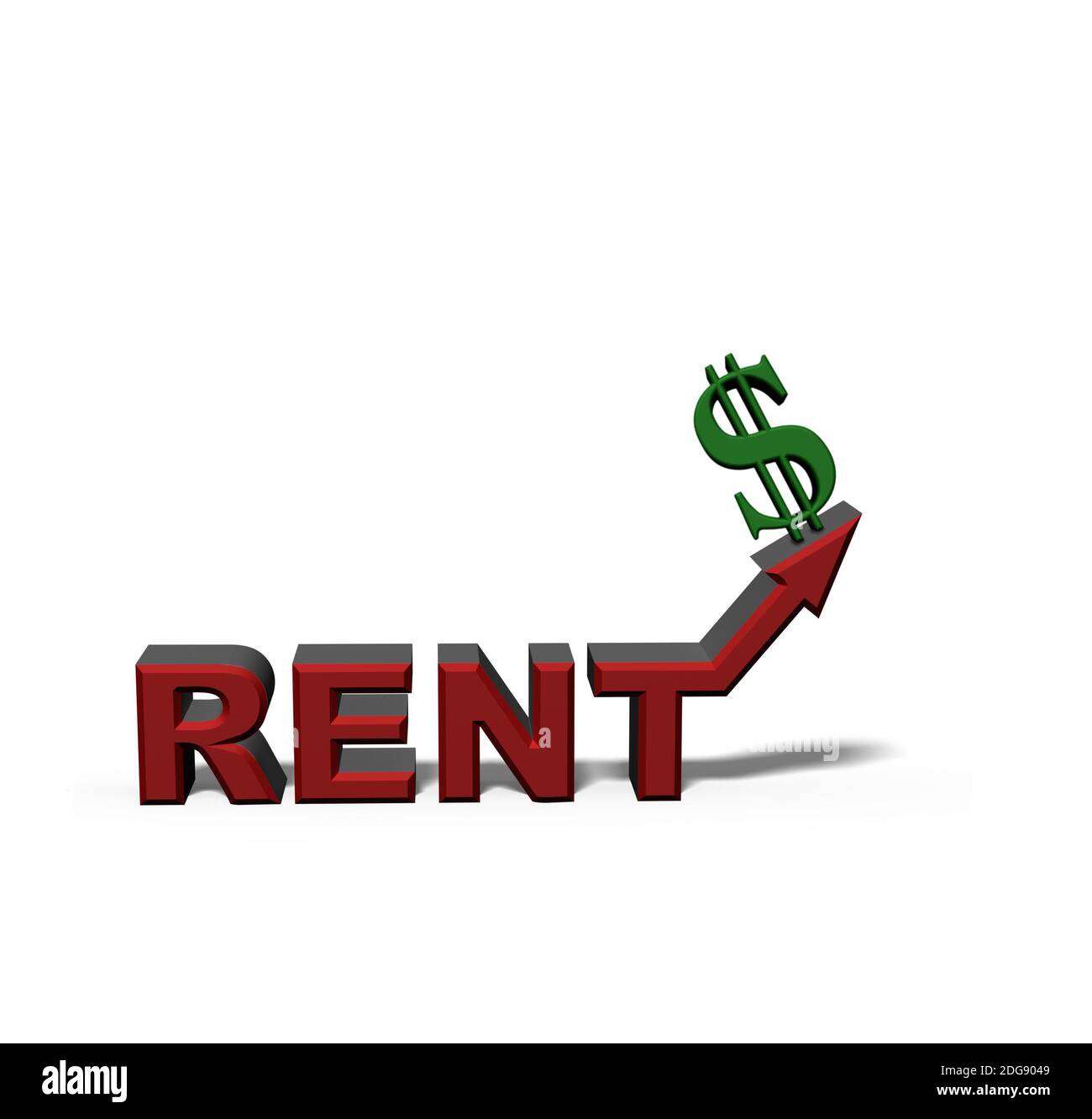 The rent is going up Stock Photo - Alamy