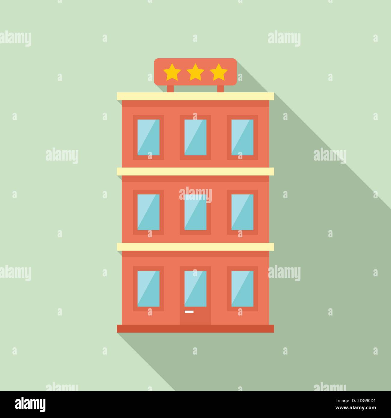 Room service hotel icon, flat style Stock Vector Image & Art - Alamy