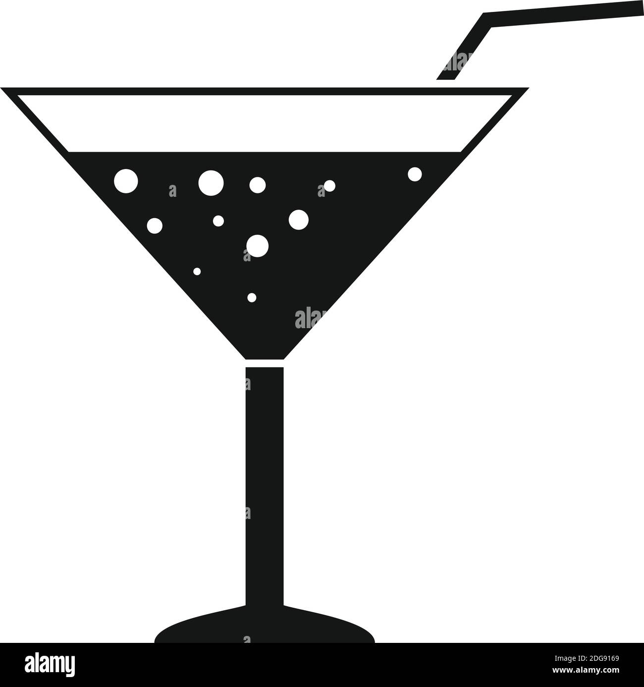 Room service cocktail icon, simple style Stock Vector Image & Art - Alamy
