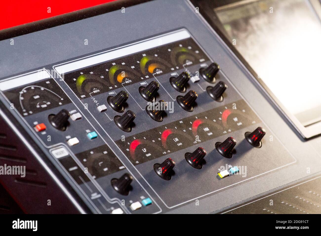 Professional sound control hi-res stock photography and images - Alamy