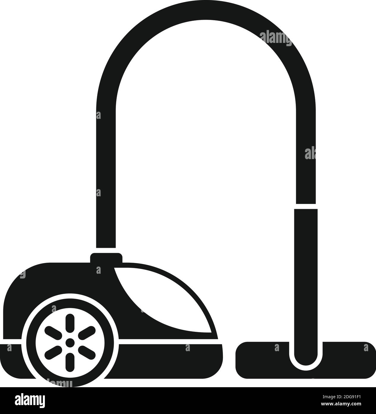 Room service vacuum cleaner icon, simple style Stock Vector Image & Art ...