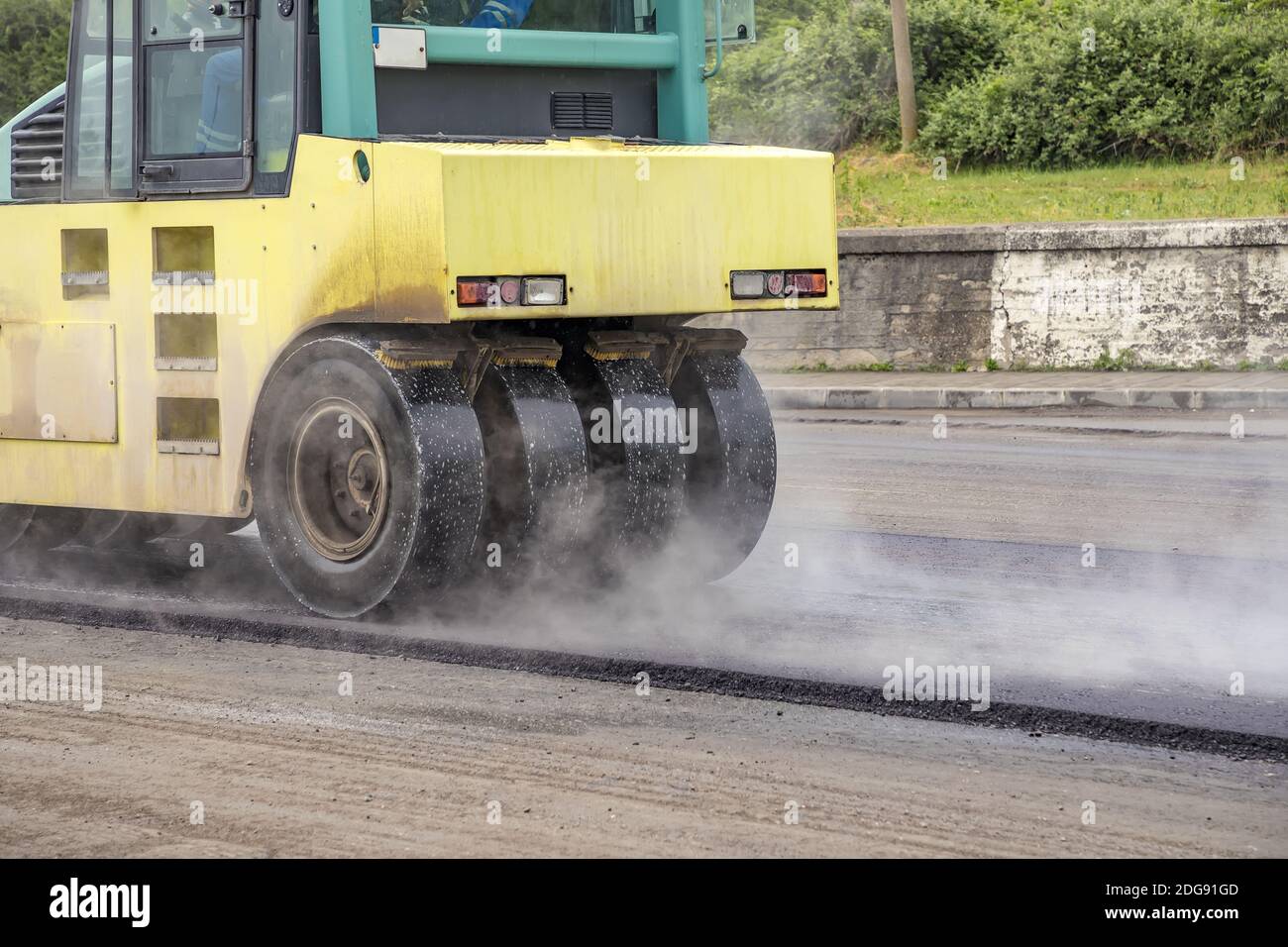 Street paving works Stock Photo - Alamy