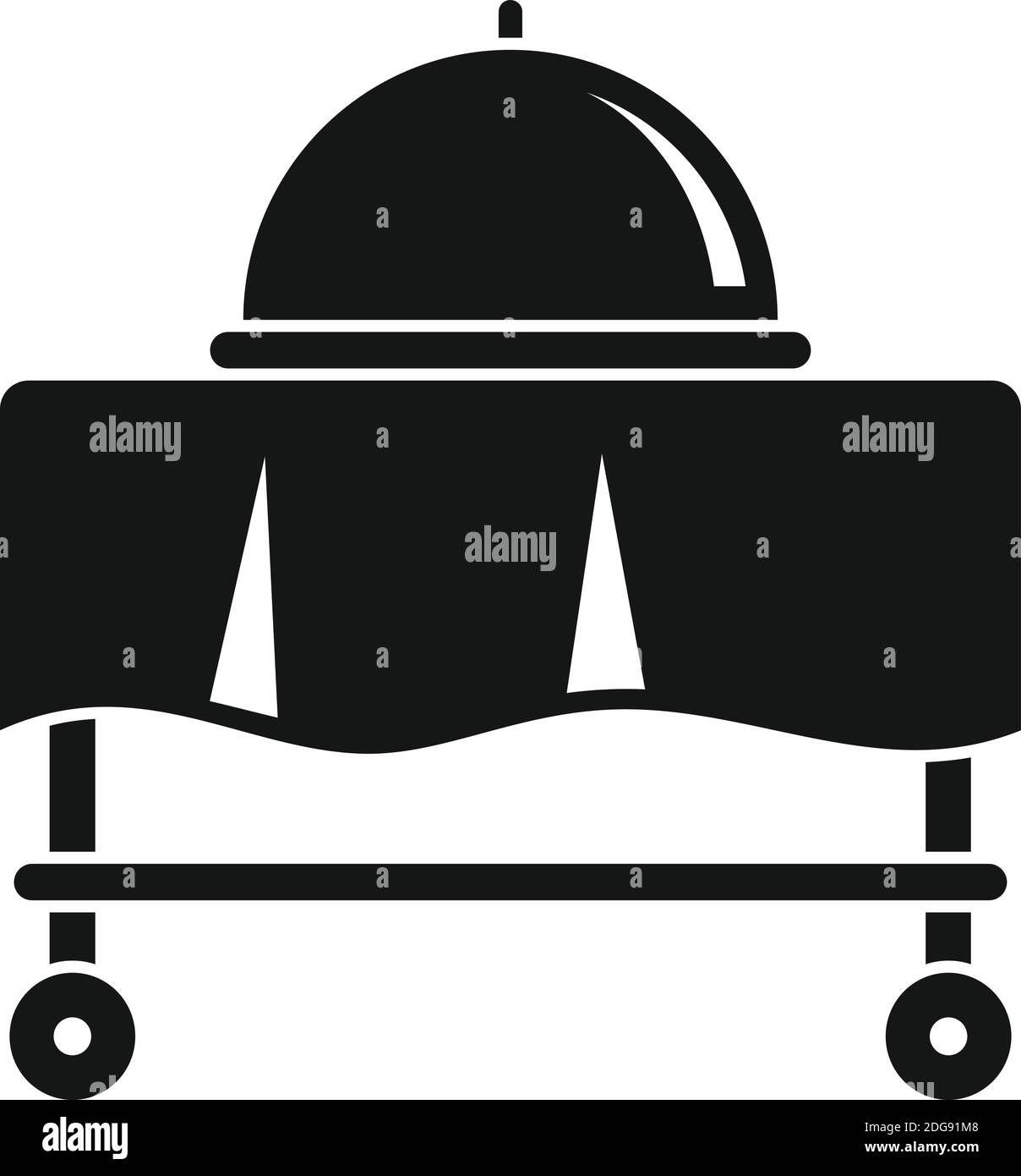 Room service cart tray icon, simple style Stock Vector Image & Art - Alamy