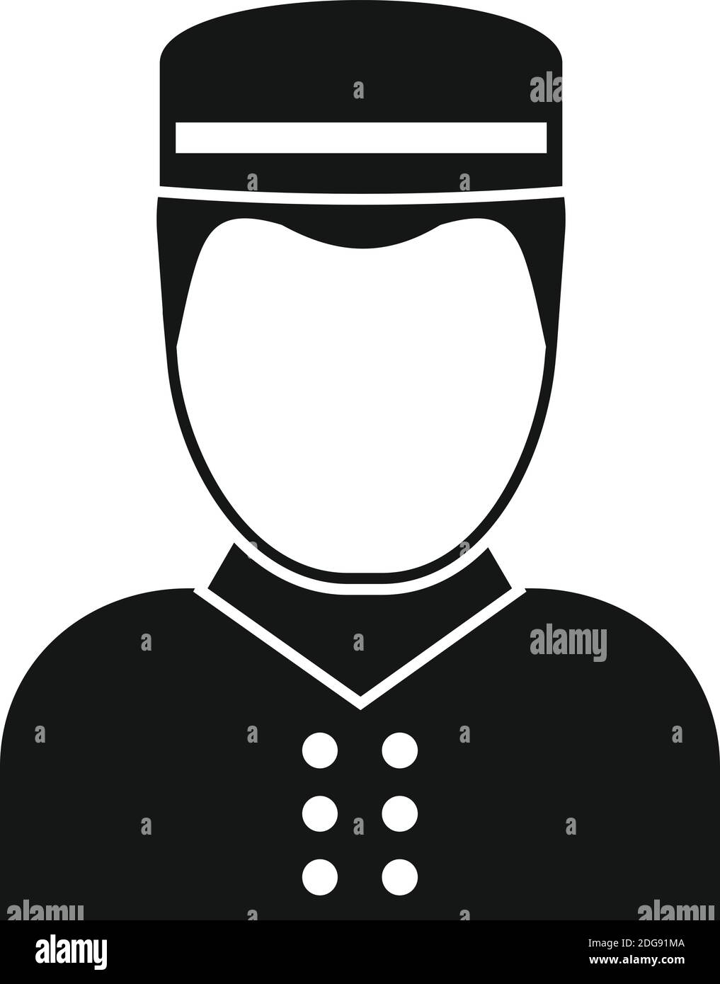 Room service man icon, simple style Stock Vector Image & Art - Alamy