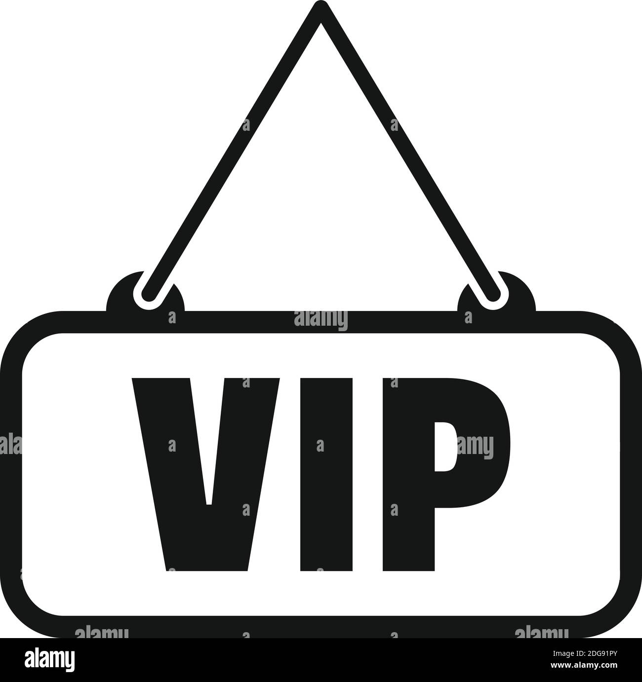Vip Luggage Vector Logo