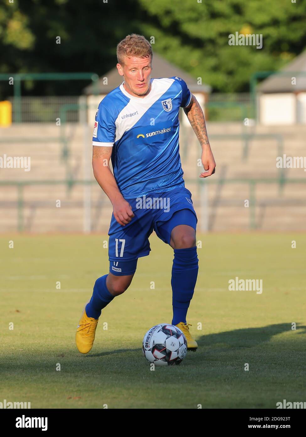 Footballer Richard Weil (1.FC Magdeburg Stock Photo - Alamy