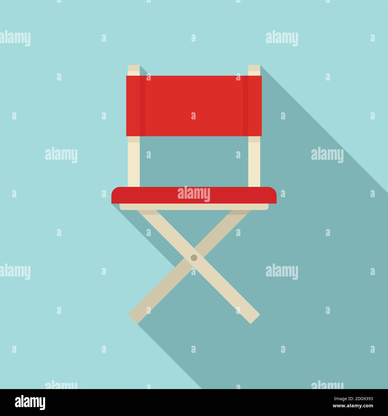 Stage director chair icon, flat style Stock Vector Image & Art - Alamy