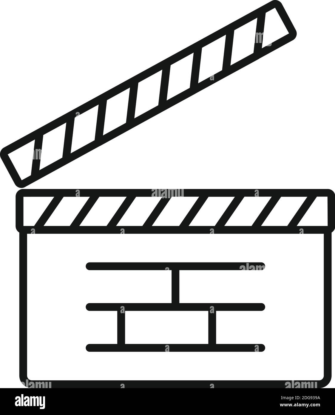 Video maker icon outline Cut Out Stock Images & Pictures - Alamy