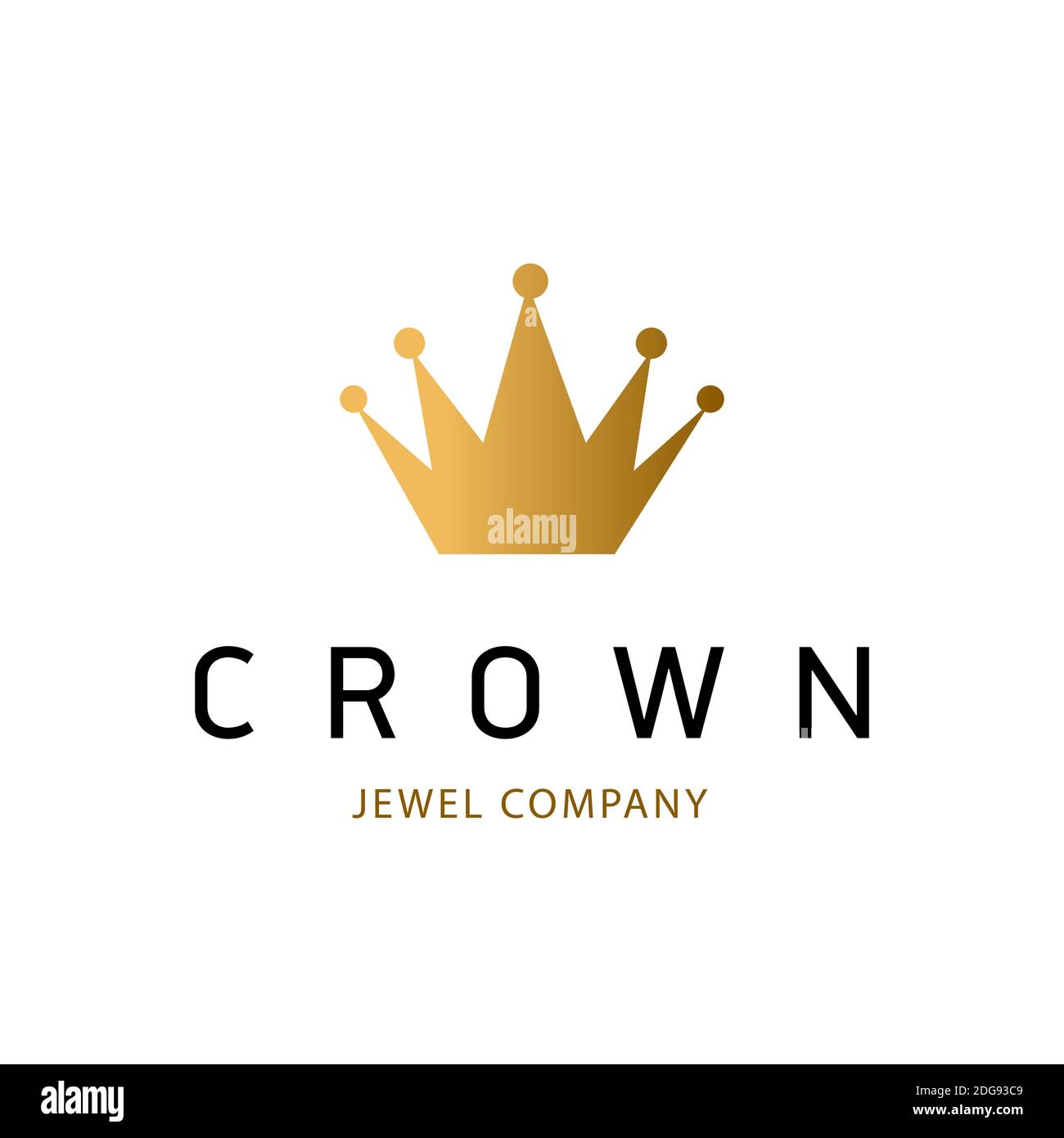 Golden sign crown king. Design modern logos princess crown for Business ...