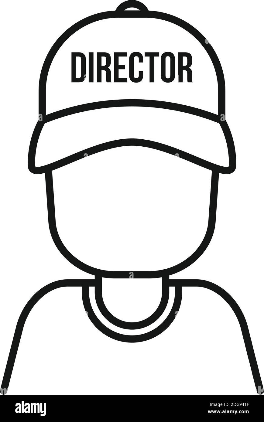 Stage director icon, outline style Stock Vector Image & Art - Alamy