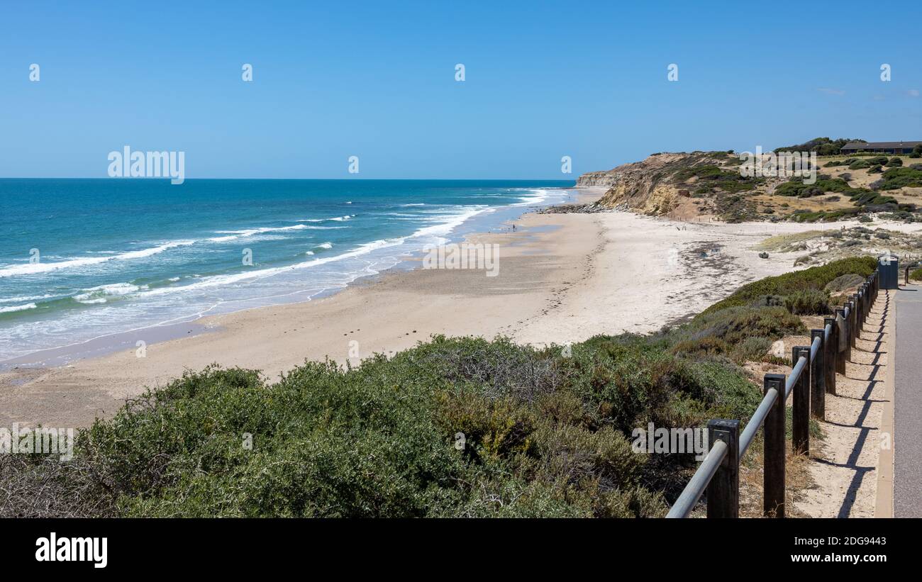 The carpark views of the beautiful Port Willunga beach in South ...