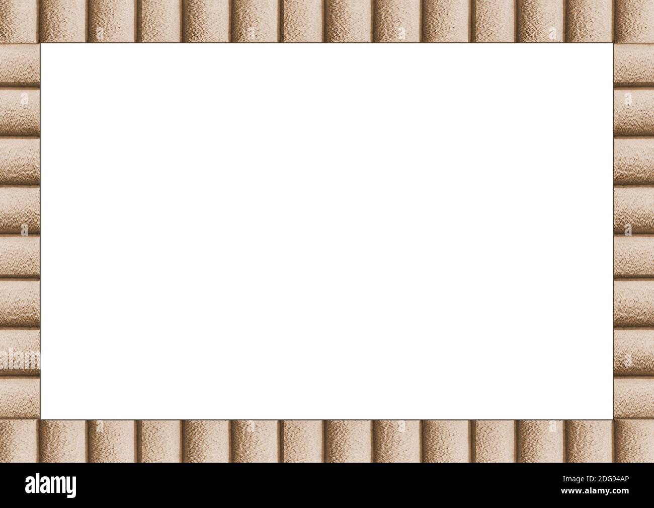 Blank Landscape Frame with Architectural Padding Borders Stock Photo ...