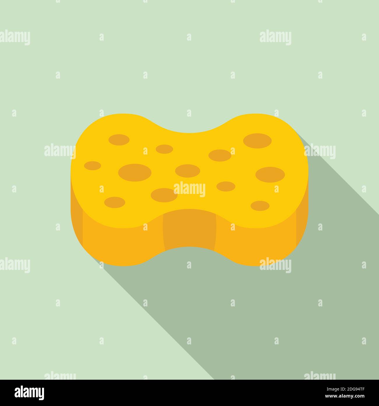 Cleaning sponge icon, flat style Stock Vector Image & Art - Alamy