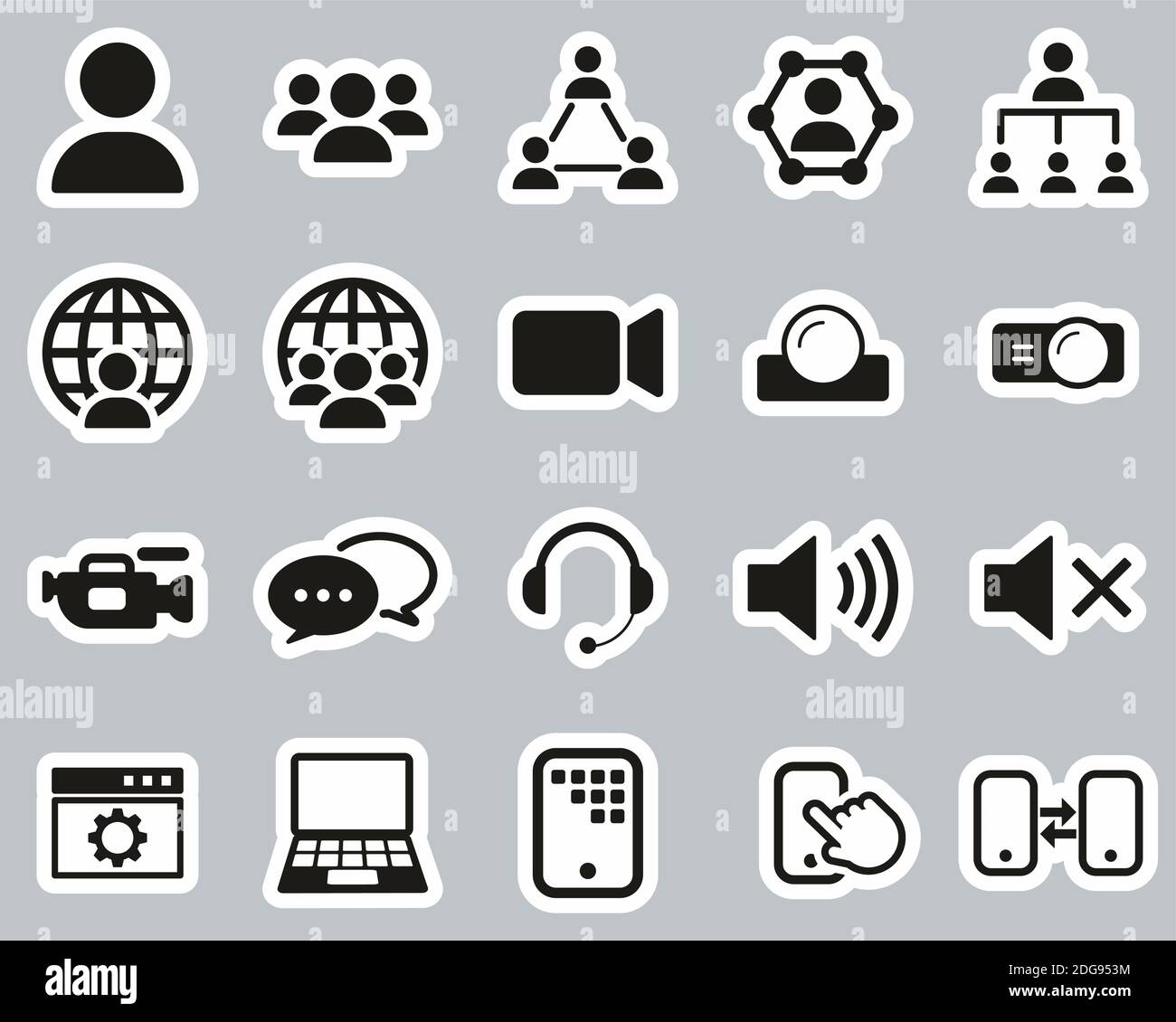 Laptop camera sticker Stock Vector Images - Alamy