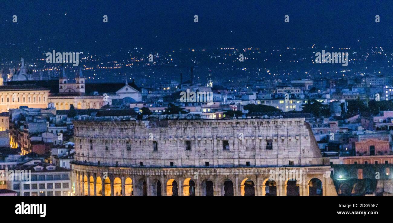Coliseum aerial hi-res stock photography and images - Alamy